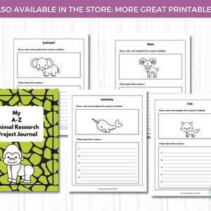 Nature Walk Observation Journal, Printable Nature Journal for Kids ...