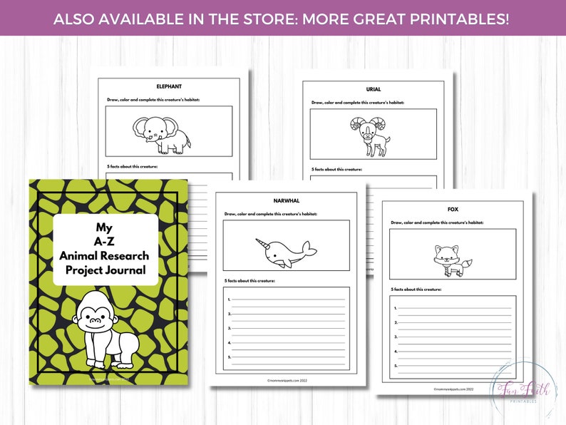 Nature Walk Observation Journal Printable Nature Journal for - Etsy