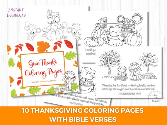 Dibujos Para Colorear De Acción De Gracias Cristiana Para Niños 14