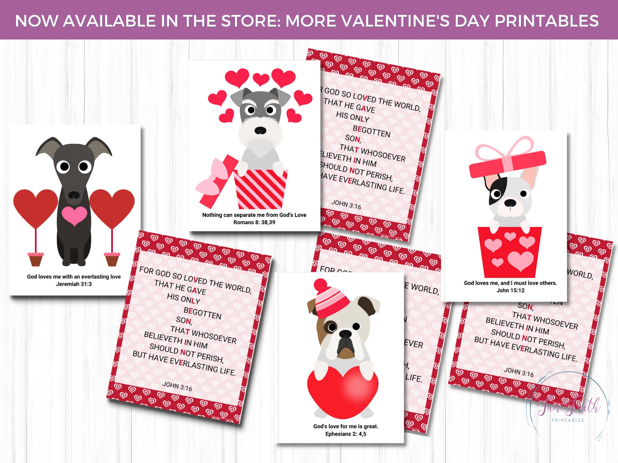 Valentine Memory Game, Valentine's Day Printables, Christian Printables ...
