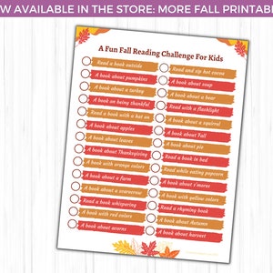 Printable Fall Coloring Bookmarks | Cute Bookmark | Bookmark Set | 4 ...