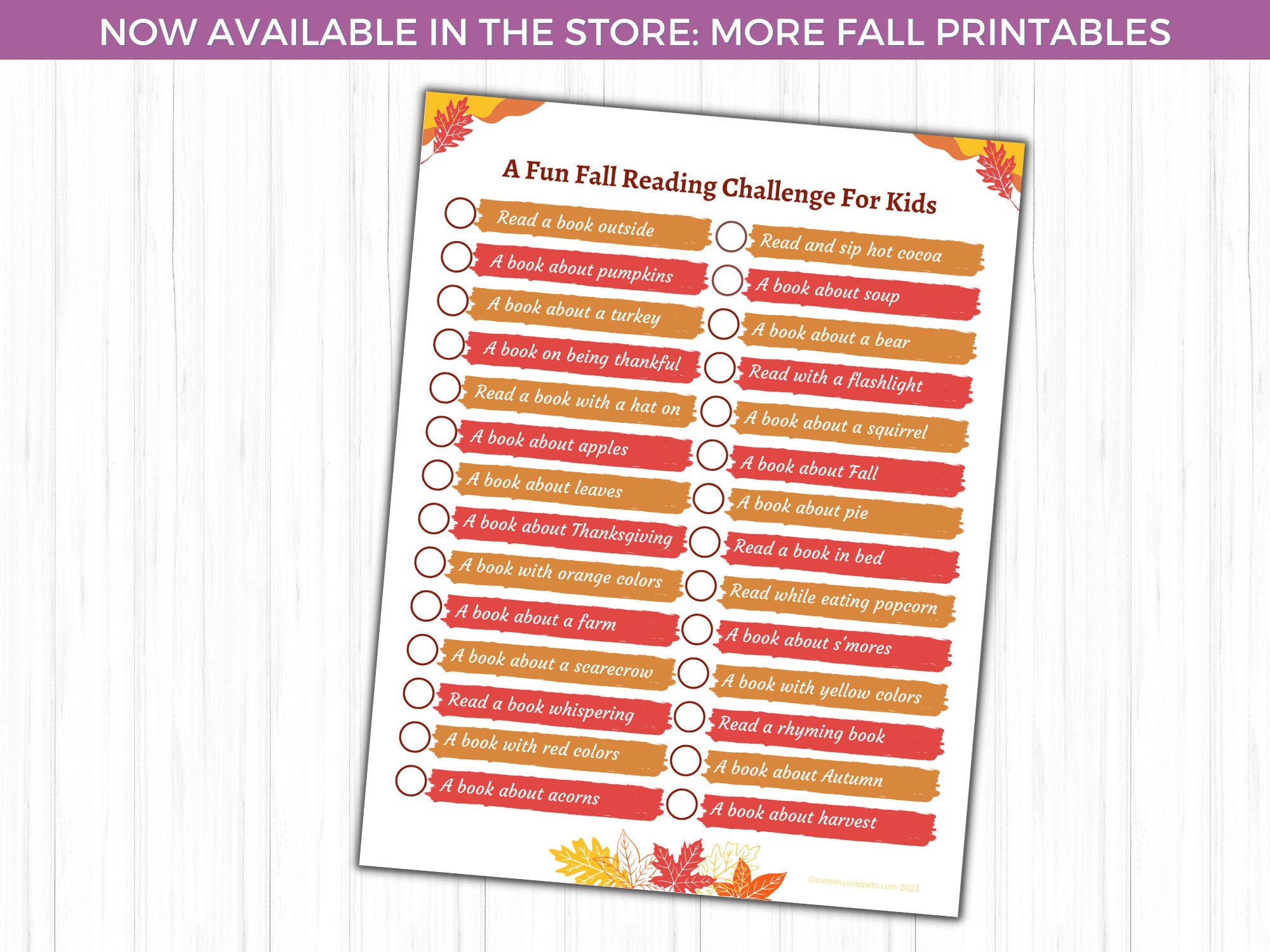 Printable Fall Coloring Bookmarks Cute Bookmark Bookmark Set 4 Color ...