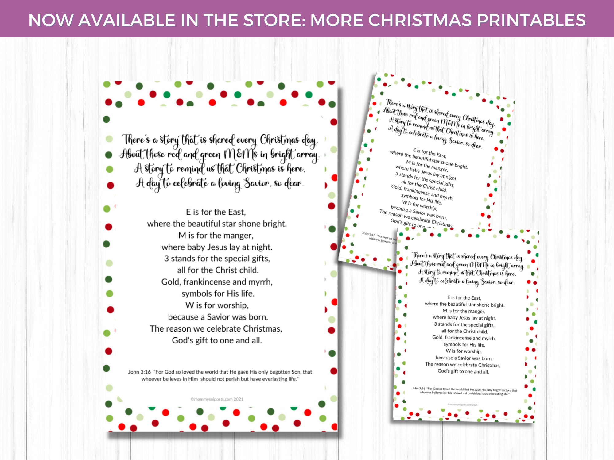 Candy Cane Poem Treat Bag Tags , Candy Cane Prayer, Christmas Tag ...