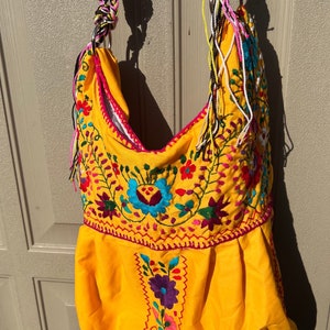Mexican Embroidered Bag, Mexican Floral Purse, Mexican Morral Purse ...