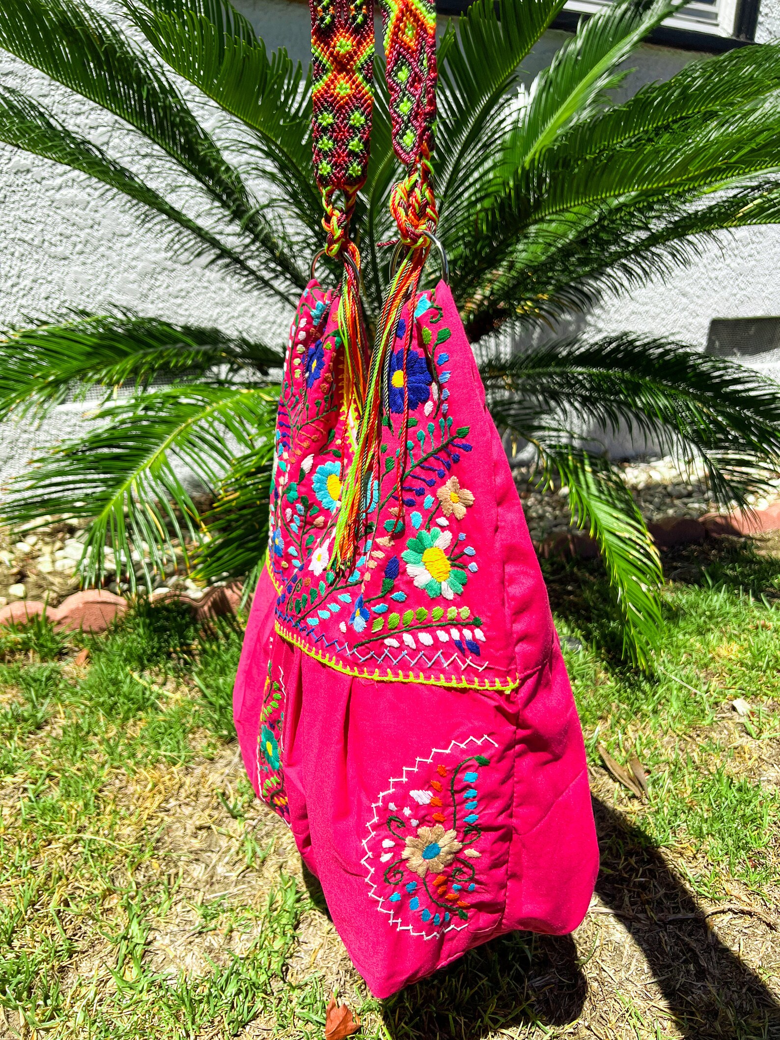 Mexican Embroidered Bag Mexican Floral Purse Mexican Morral - Etsy