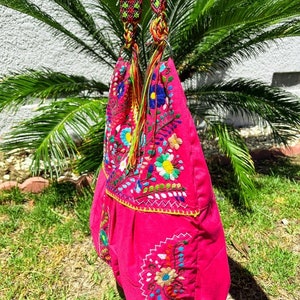 Mexican Embroidered Bag, Mexican Floral Purse, Mexican Morral Purse ...