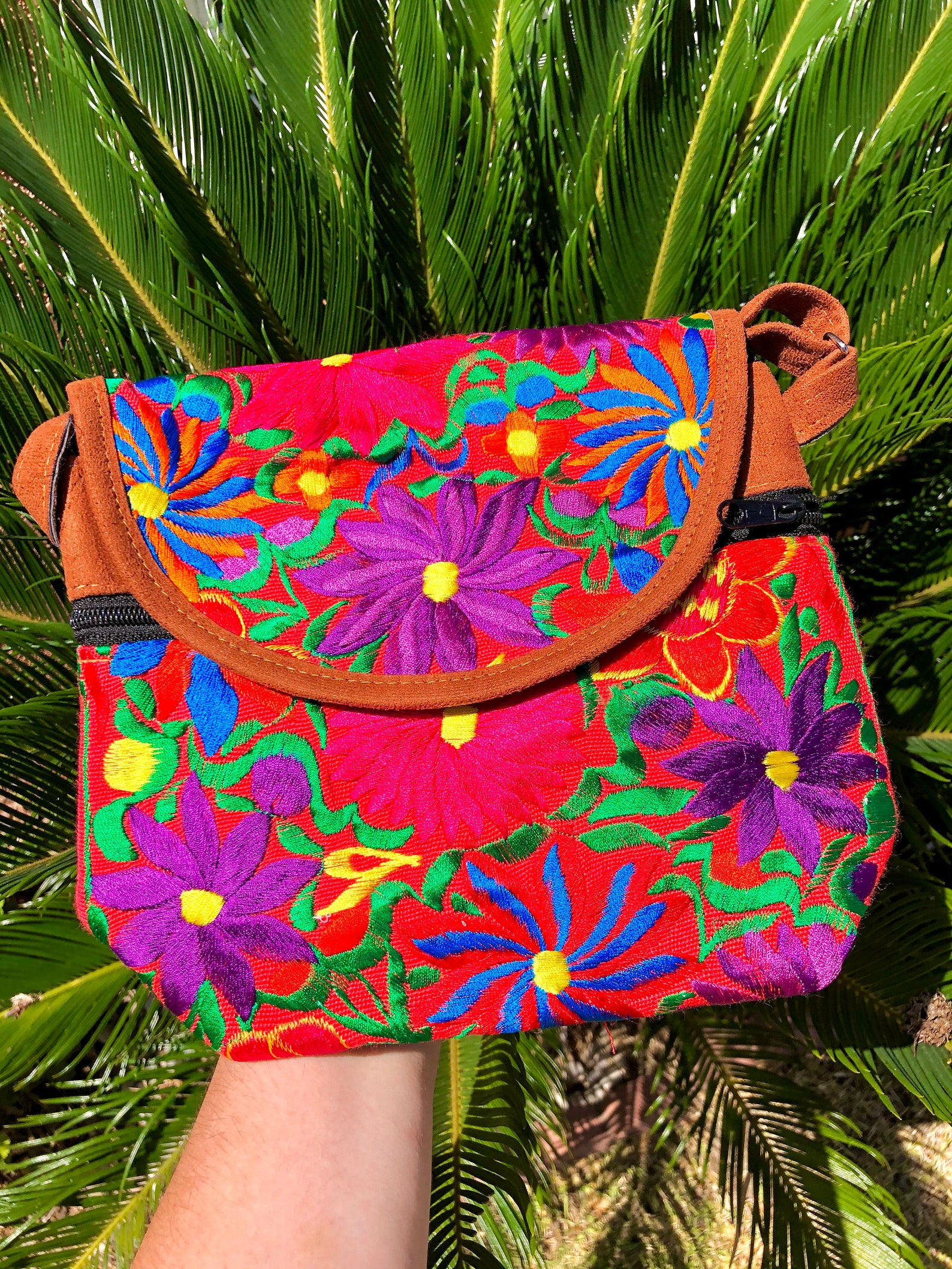 Mexican Embroidered Purse Bolsa Mexicana Mexican Floral - Etsy