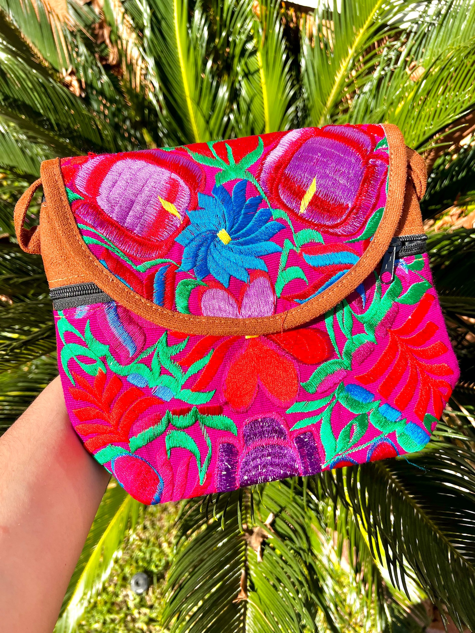 Mexican Embroidered Purse Bolsa Mexicana Mexican Floral - Etsy