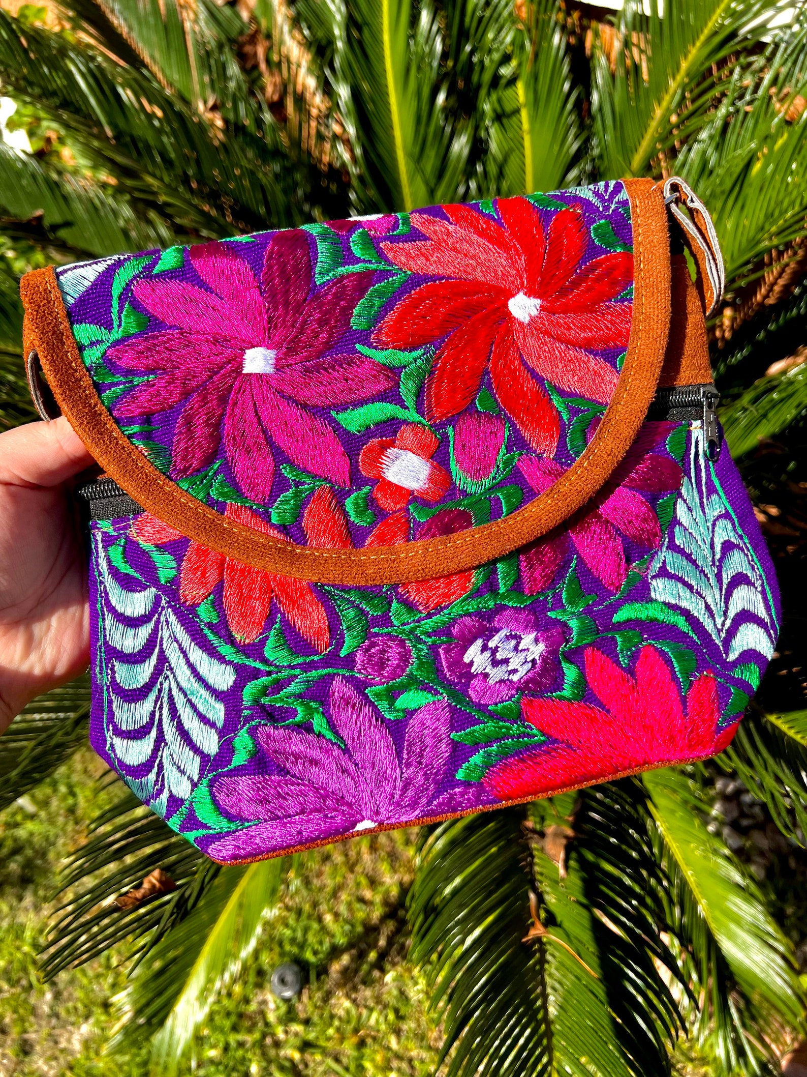 Mexican Embroidered Purse Bolsa Mexicana Mexican Floral - Etsy