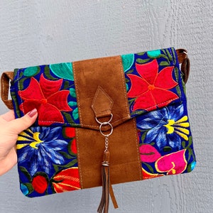 Embroidered Purse, Mexican Embroidered Purse, Bolsa Mexicana Bordada ...