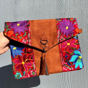 Embroidered Purse, Mexican Embroidered Purse, Bolsa Mexicana Bordada ...