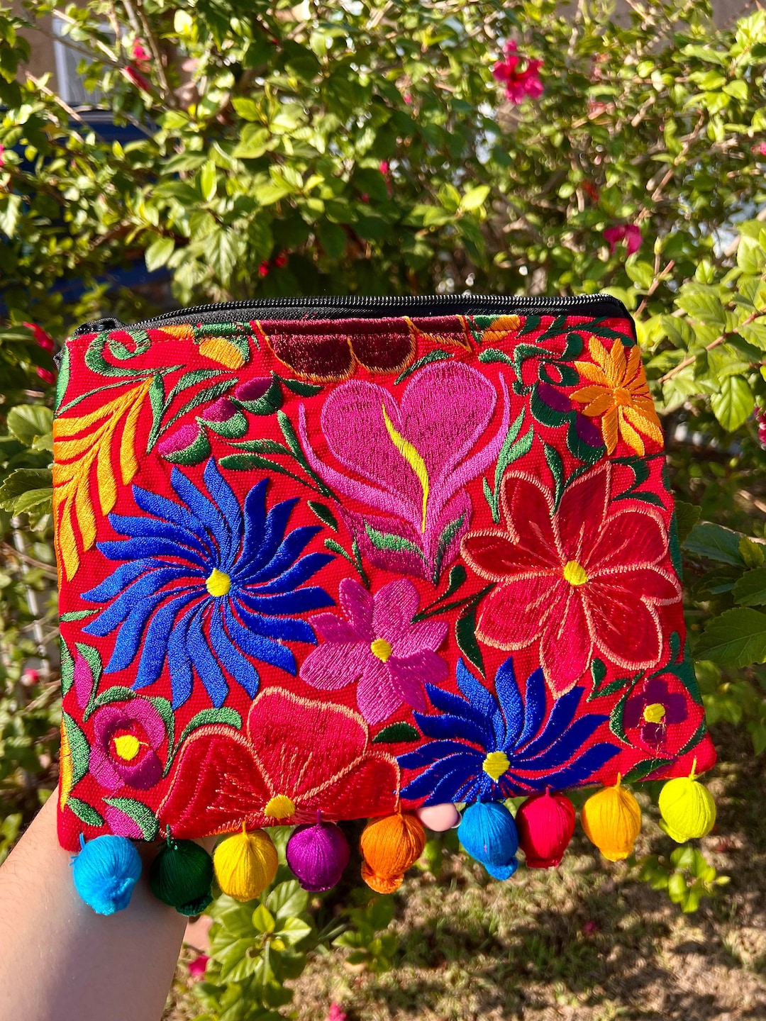 Mexican Embroidered Purse Mexican Floral Purse Floral Purse - Etsy