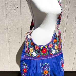 Mexican Embroidered Bag, Mexican Floral Purse, Mexican Morral Purse ...