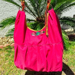Mexican Embroidered Bag, Mexican Floral Purse, Mexican Morral Purse ...
