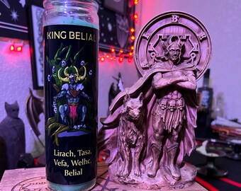 Belial Invocation Candle Lord of the Earth fixed | Etsy
