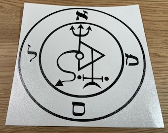 31. Lecabel Angel Sigil Vinyl Sticker DECAL Full Color God, Occult ...