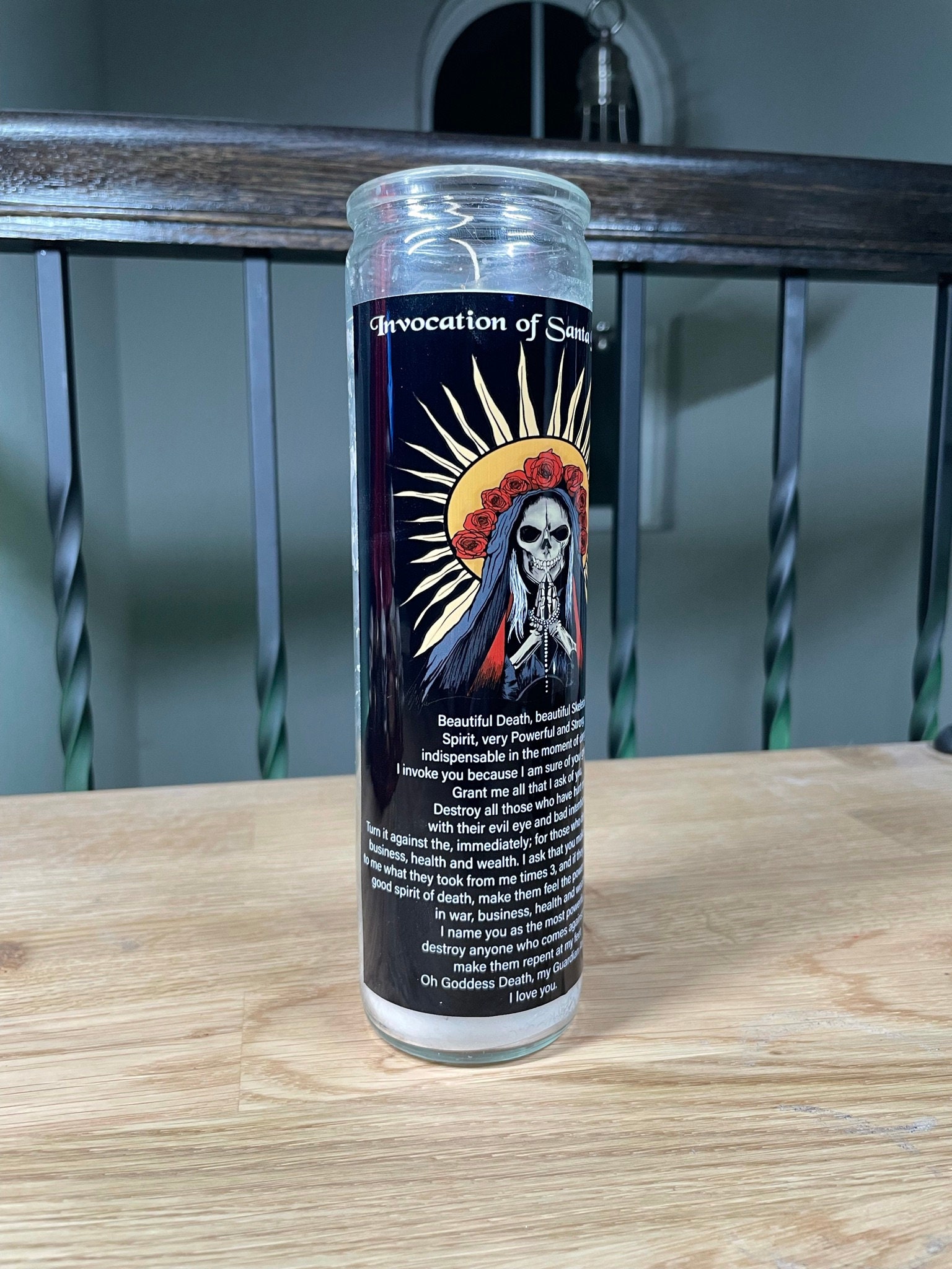 Santa Muerte 7 Day Invocation Candle | Etsy
