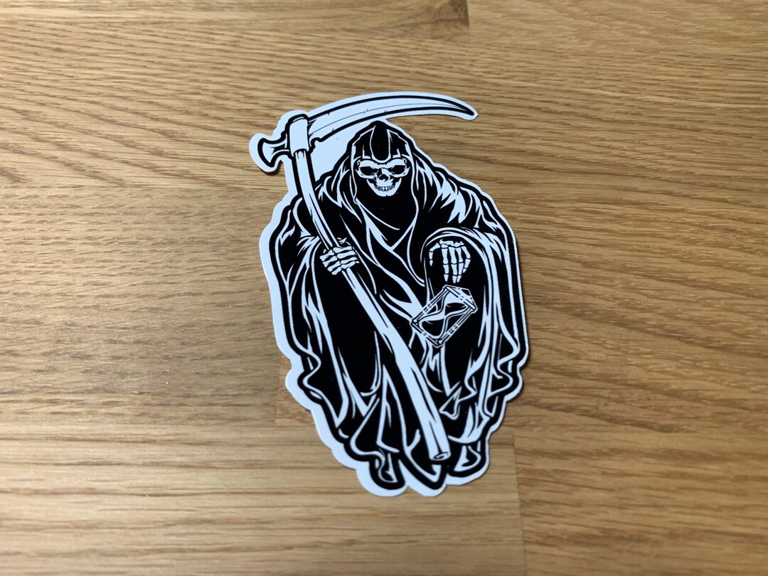 Santa Muerte Sticker - Glossy/matte Die Cut Vinyl Sticker - Etsy