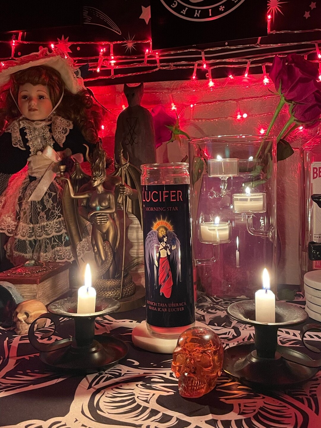 Lucifer- Morningstar Enn Candle (fixed) - Etsy