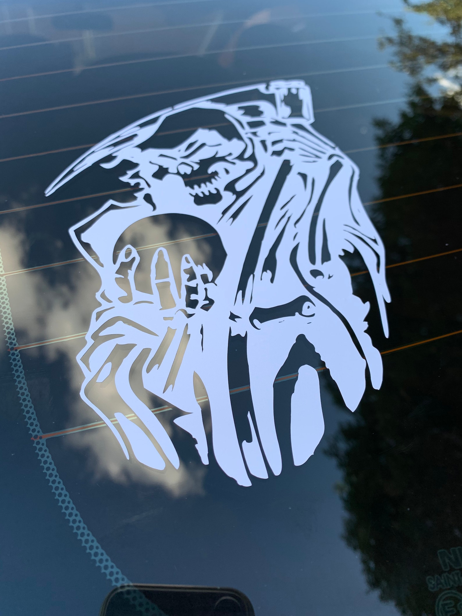 Holy Death Santisima Muerte Car Vinyl Decal - Etsy