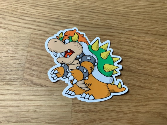Bowser Glossy/matte Die Cut Vinyl Sticker | Etsy