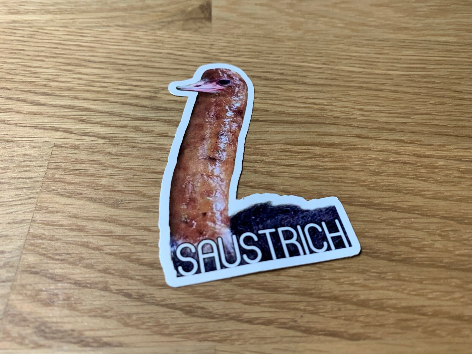 Saustrich Sticker Glossy/matte Die Cut Vinyl Sticker - Etsy