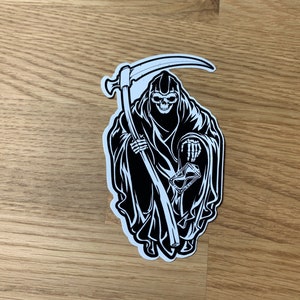 Santa Muerte Sticker Pegatina de vinilo troquelado brillante / mate ...