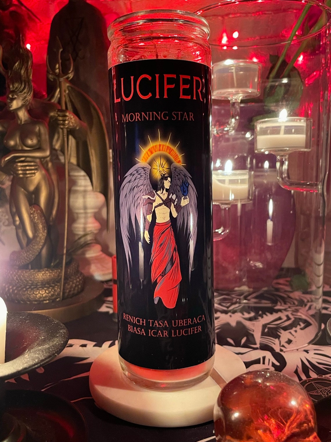Lucifer- Morningstar Enn Candle (fixed) - Etsy