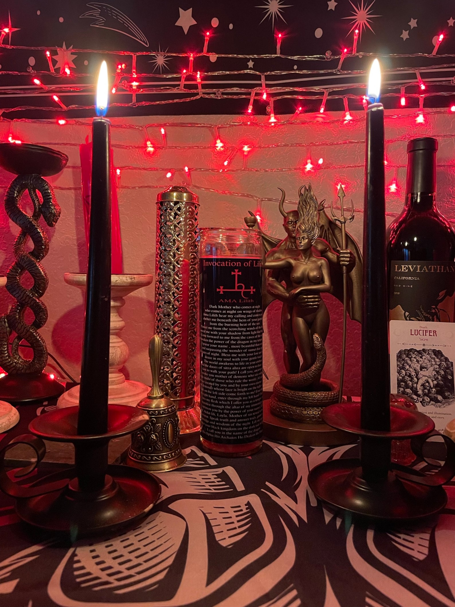 Lilith Invocation Candle - AMA LILITH (fixed) - Etsy