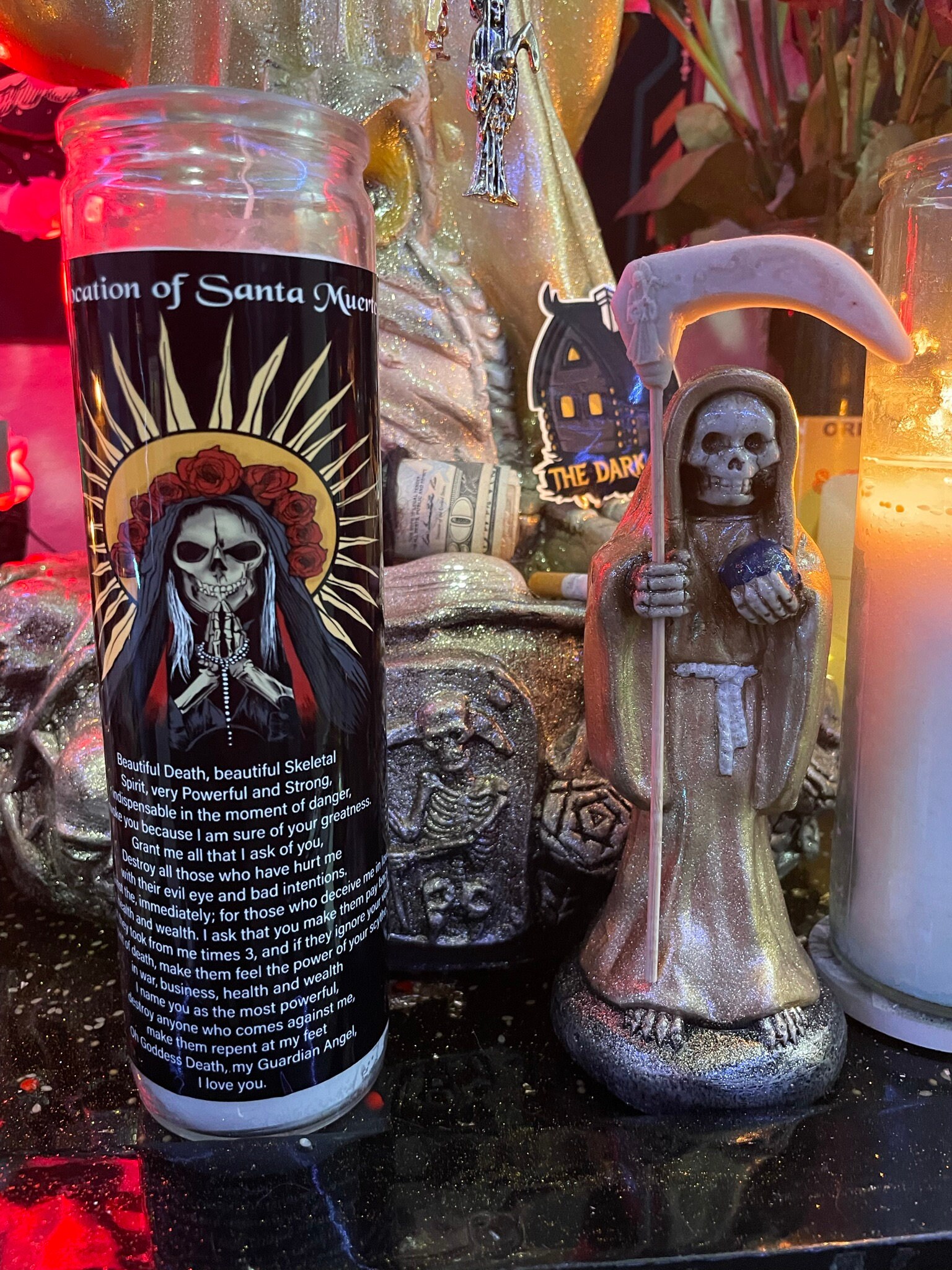 Santa Muerte 7 Day Invocation Candle - Etsy