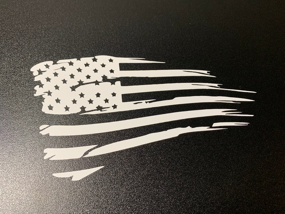 American Flag Vinyl Decal - Etsy