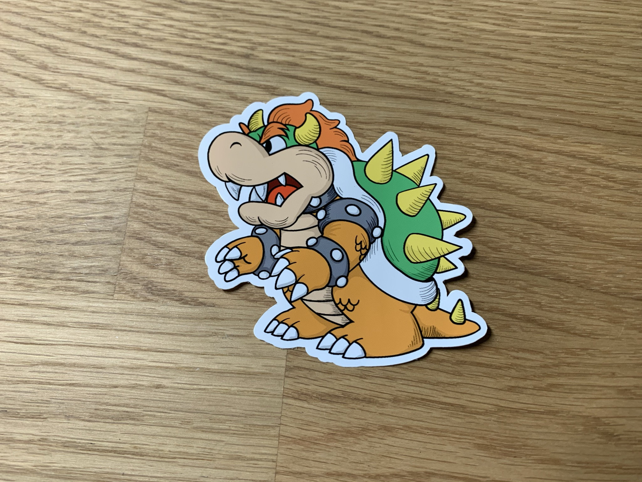 Bowser Glossy/matte Die Cut Vinyl Sticker - Etsy