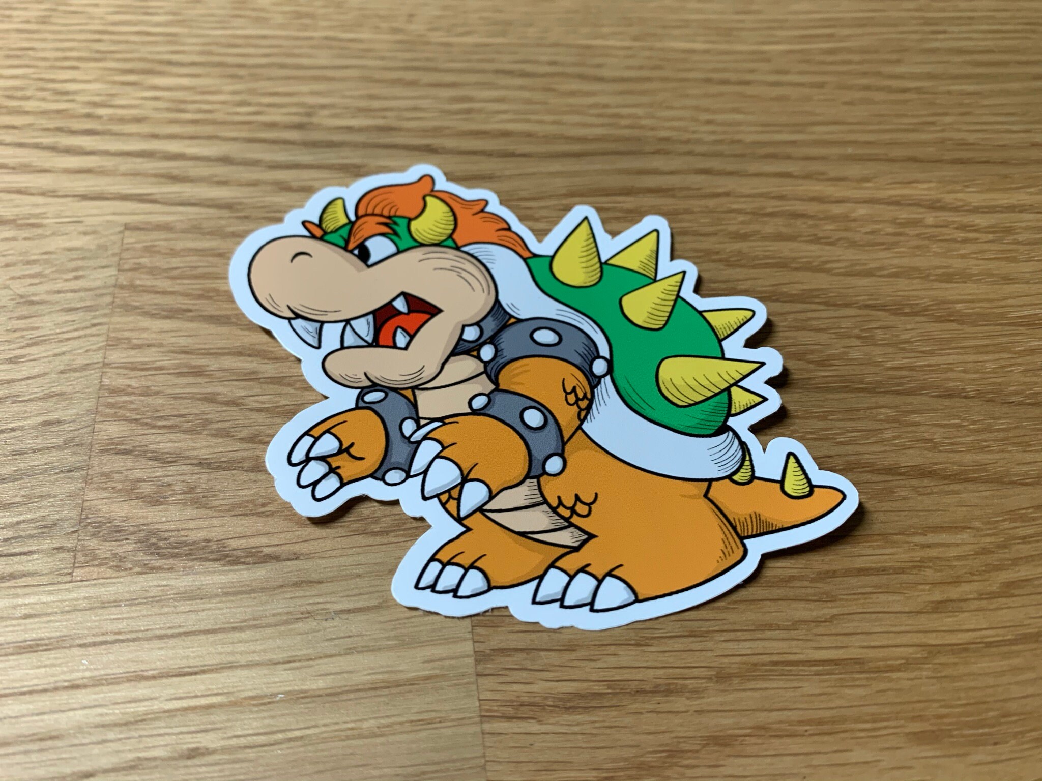 Bowser Glossy/matte Die Cut Vinyl Sticker - Etsy