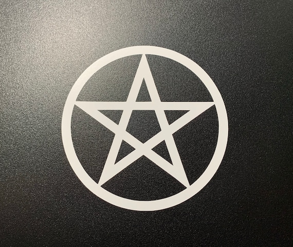 Pentagram Vinyl Decal Sticker - Etsy