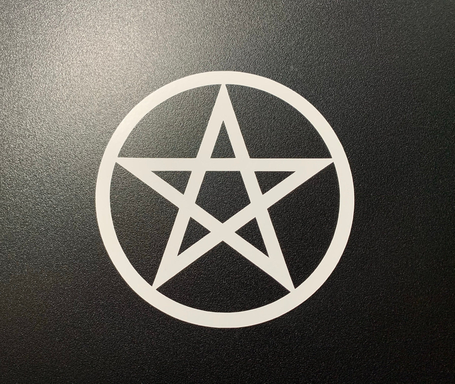 Pentagram Vinyl Decal Sticker - Etsy