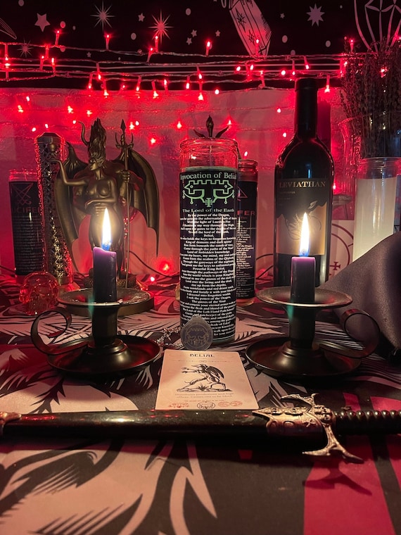 Belial Invocation Candle Lord of the Earth fixed | Etsy