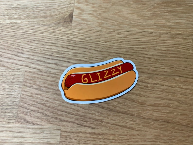Glizzy Glossy/matte Die Cut Vinyl Sticker - Etsy
