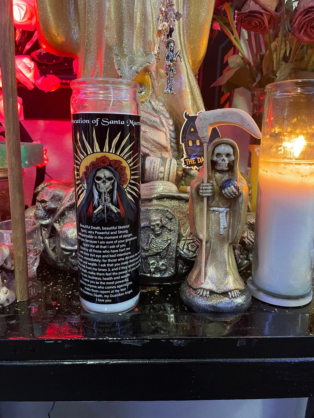 Santa Muerte 7 Day Invocation Candle - Etsy