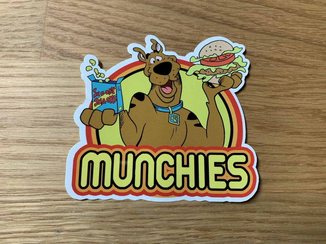 Dooby Doo Munchies Sticker - Glossy/matte Die Cut Vinyl Sticker - Etsy