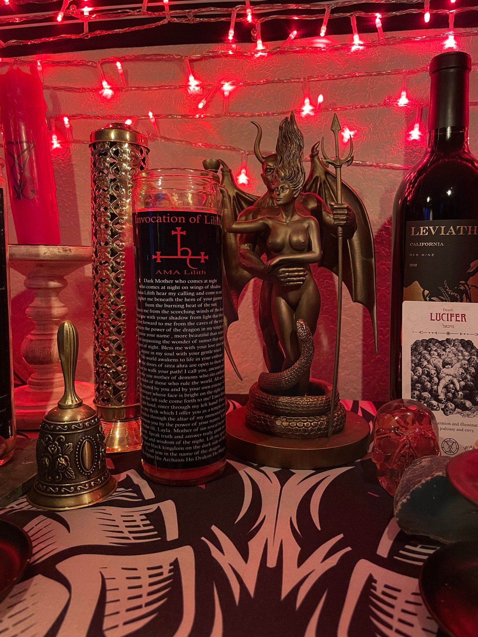 Lilith Invocation Candle - AMA LILITH (fixed) - Etsy