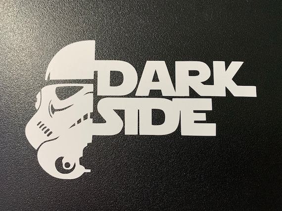 The Dark Side Star Wars Vinyl Decal Sticker | Etsy