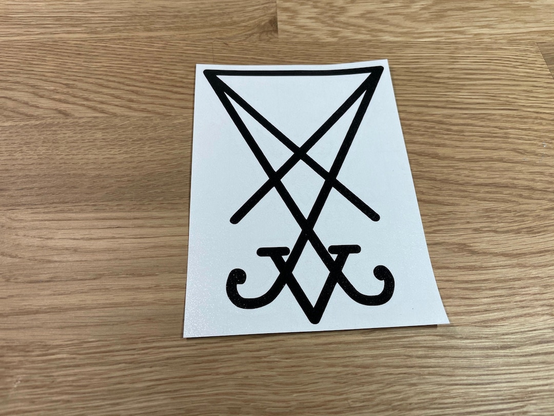 Sigil of Lucifer Vinyl Decal Sticker - Etsy