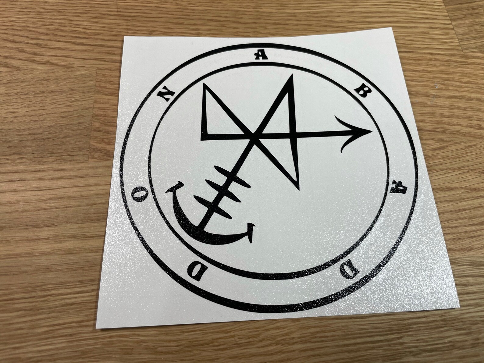 Sigil of Abaddon Vinyl Decal Sticker - Etsy