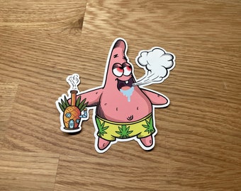 Patrick Star Sticker - Etsy UK