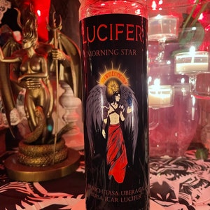 Lucifer- Morningstar Enn Candle (fixed) - Etsy