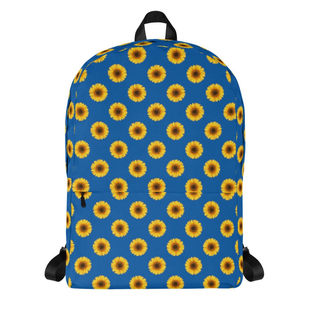 Sunflower Backpack, Sunflower Bag, Sunflower Kids Backpack, Sunflower ...