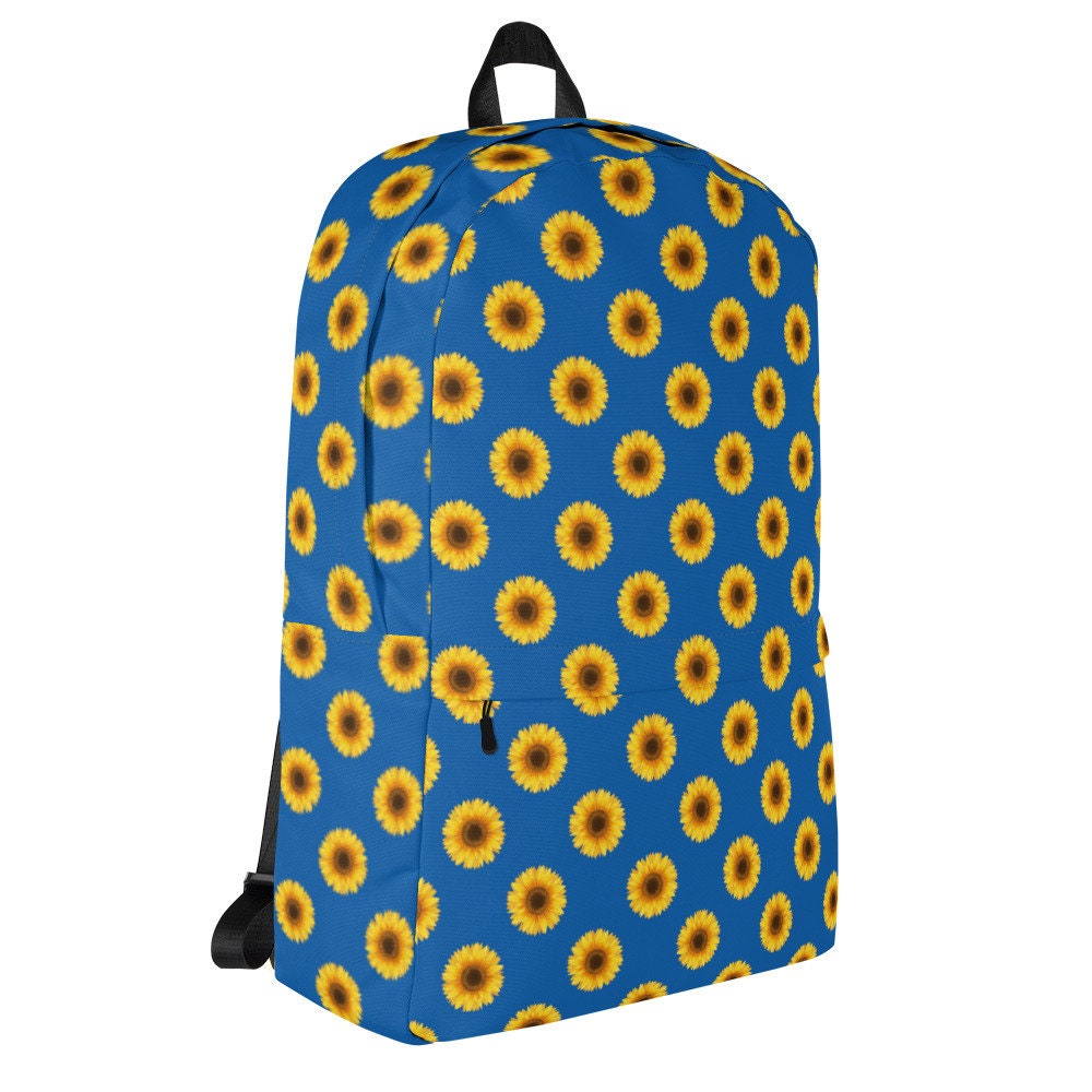 Sunflower Backpack, Sunflower Bag, Sunflower Kids Backpack, Sunflower ...