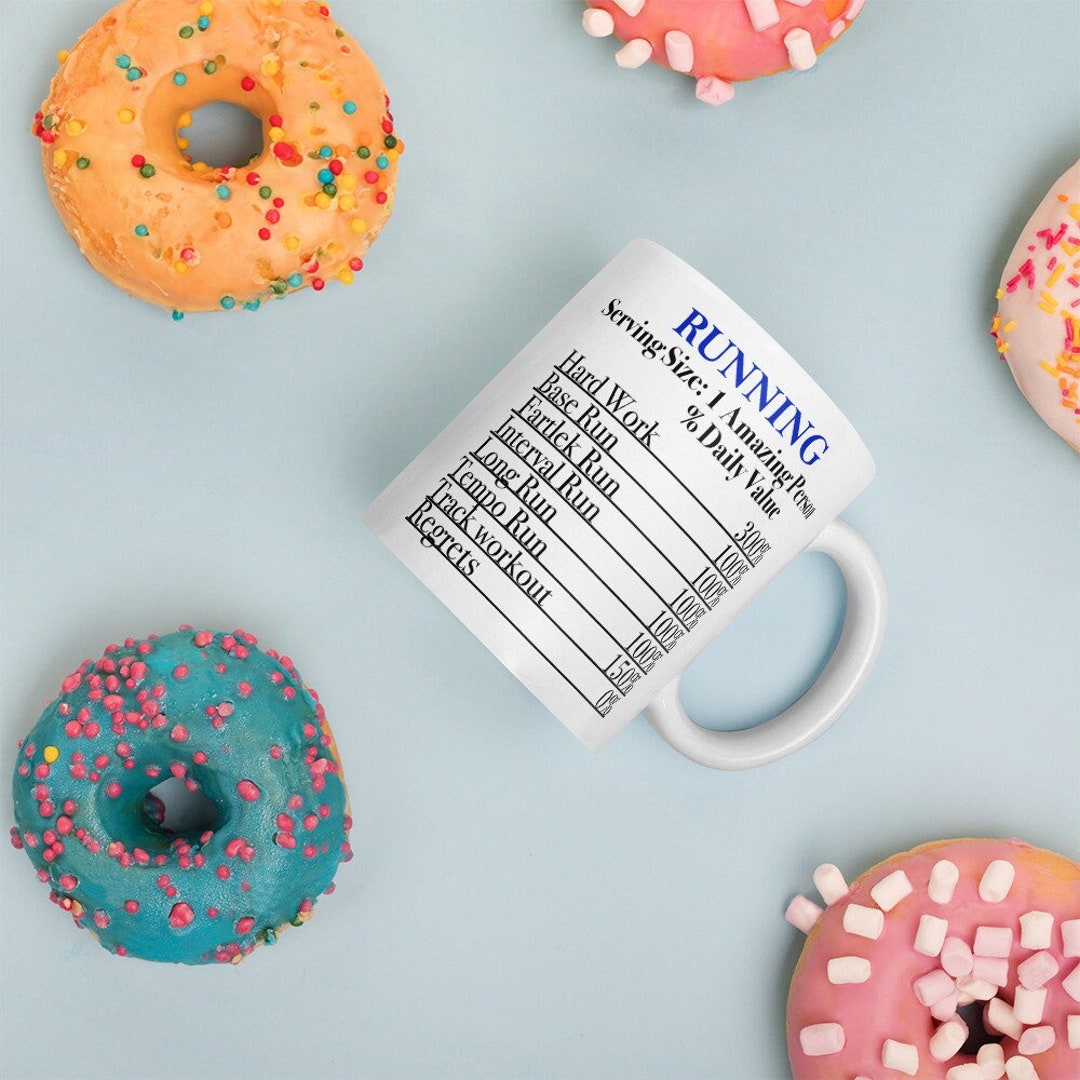 Runner Definition - Nutritional Mug - Types of Running Mug, Gifts for ...