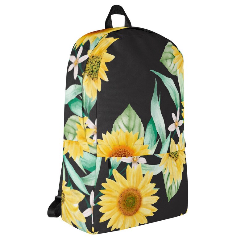 Sunflower Backpack, Sunflower Bookbag, Sunflowers, School Backpack ...