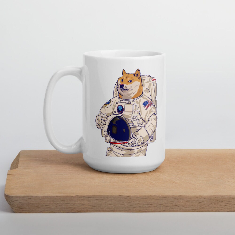 Dogecoin Mug Dogecoin Doge Astronaut Crypto Dogecoin Gifts - Etsy Australia